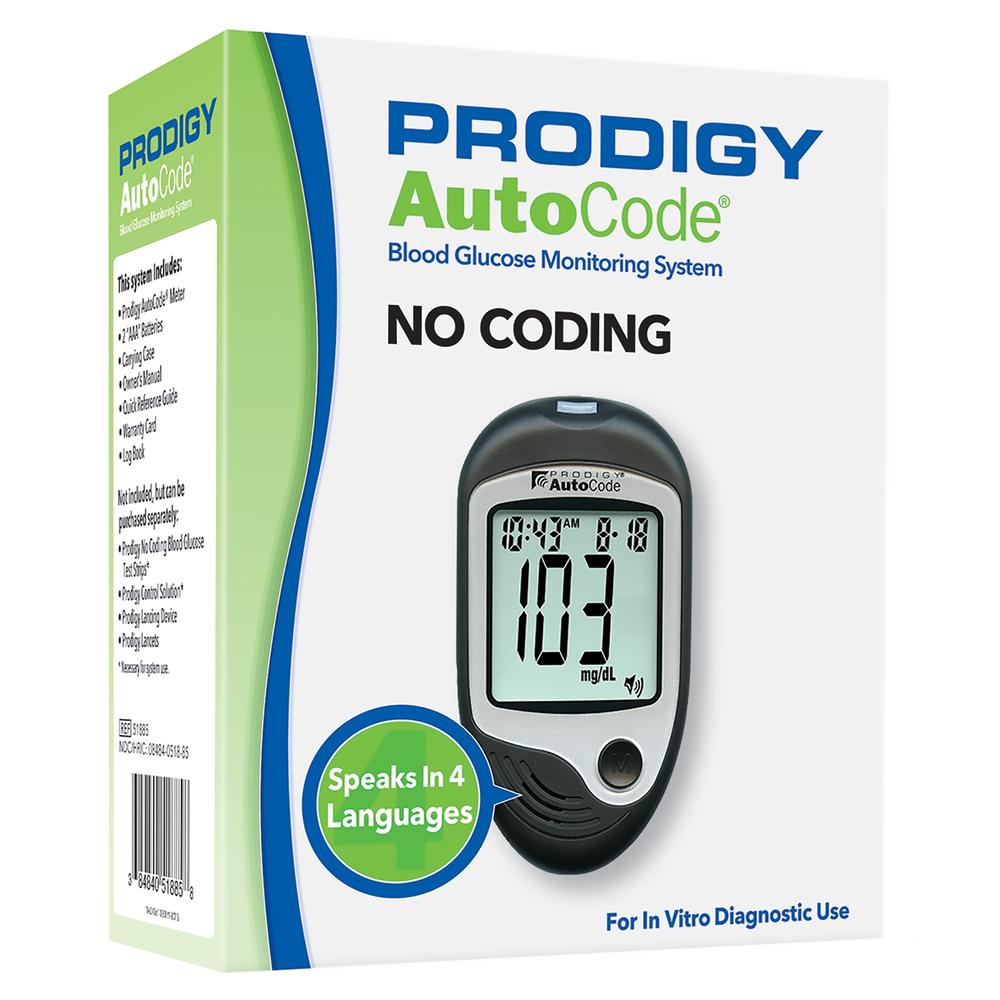 Prodigy AutoCode® Talking Blood Glucose Meter – Apria Home